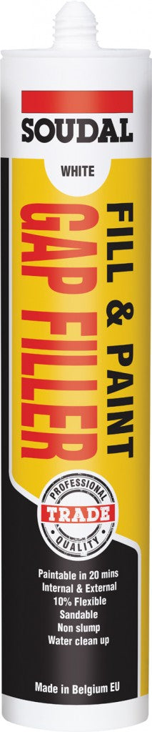 Soudal Fill & Paint Gap Filler 300ml - White – Rite Price Industrial ...